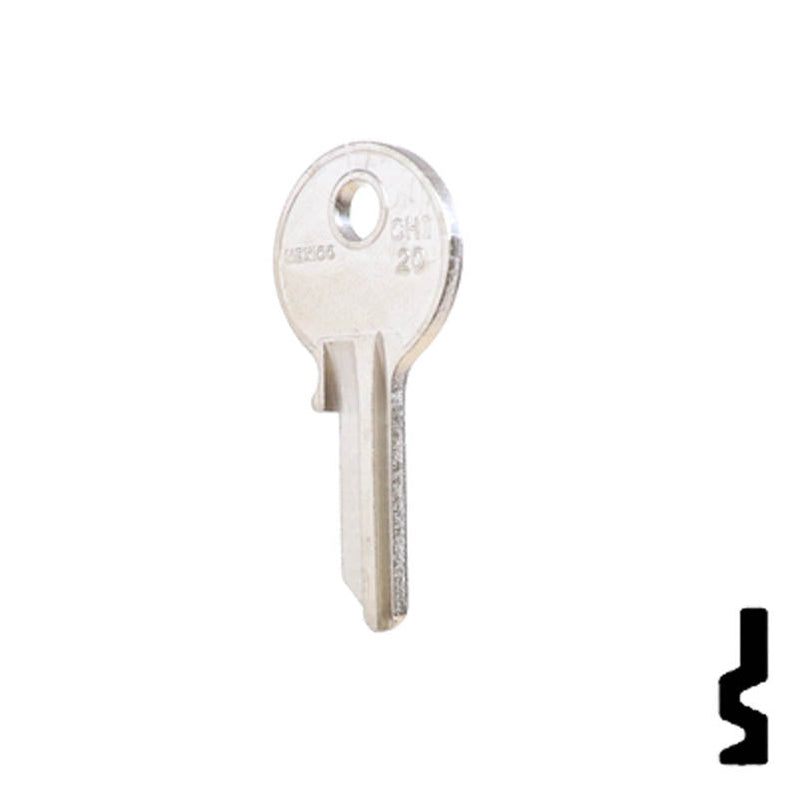 Uncut Key Blank | Chicago | SC1041R, KP2