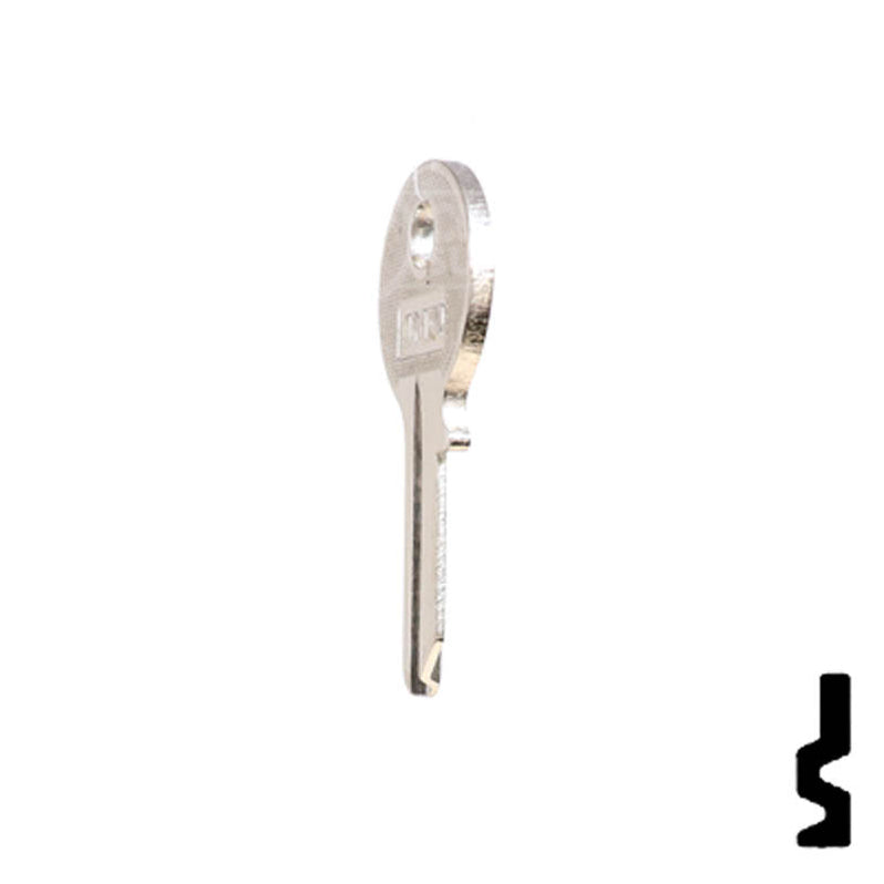 Uncut Key Blank | Chicago | SC1041R, KP2