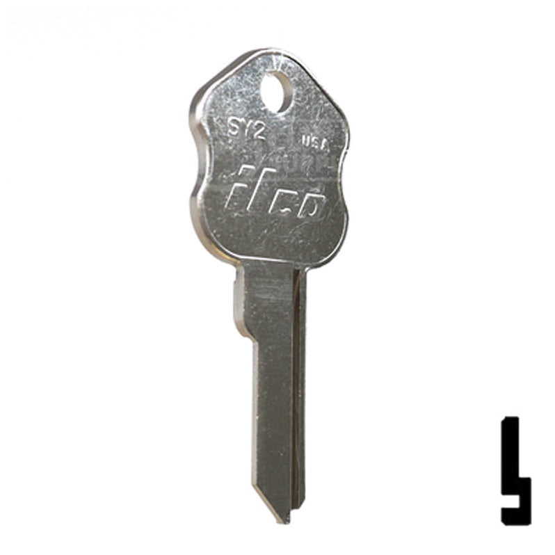 Uncut Key Blank | Security, Kumahira | SY2