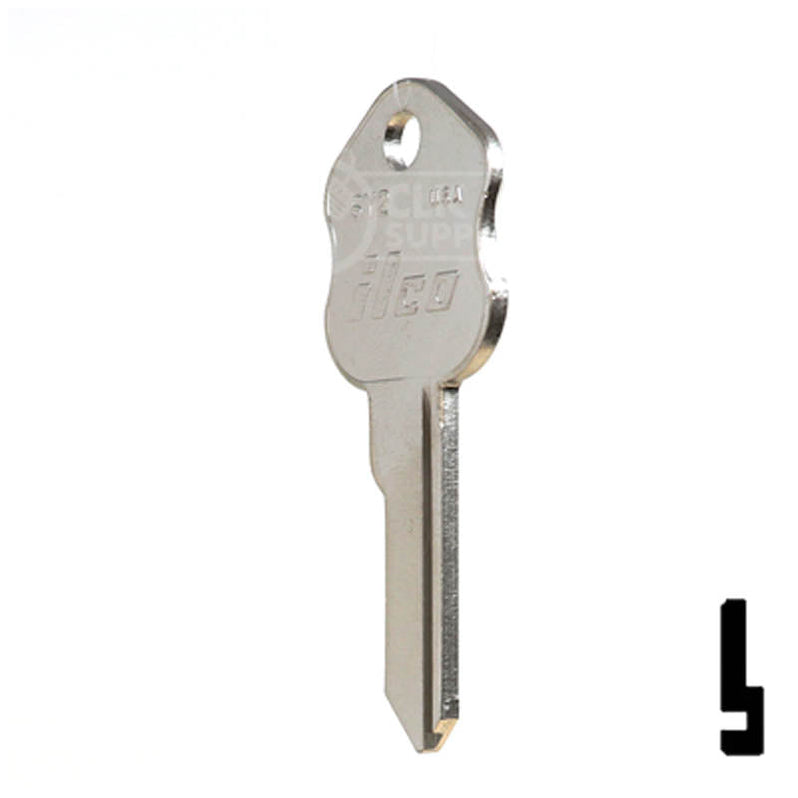 Uncut Key Blank | Security, Kumahira | SY2