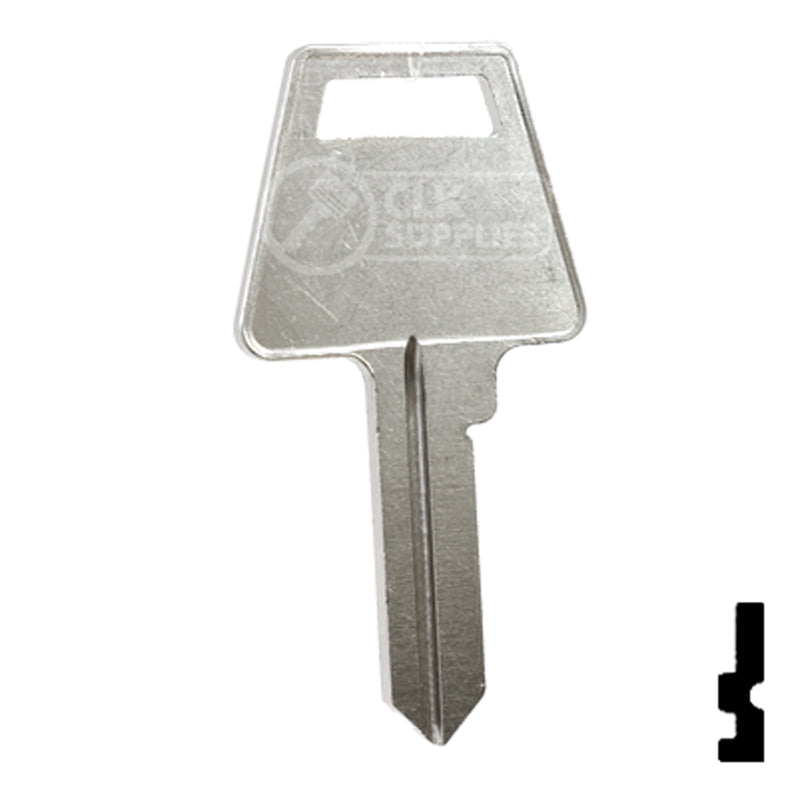 Uncut Key Blank | American Padlock, Junckunc | A1045