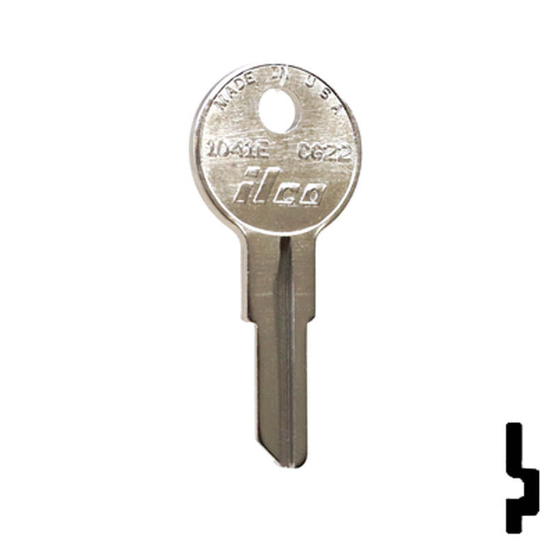 Uncut Key Blank | Chicago | 1041E, CG22