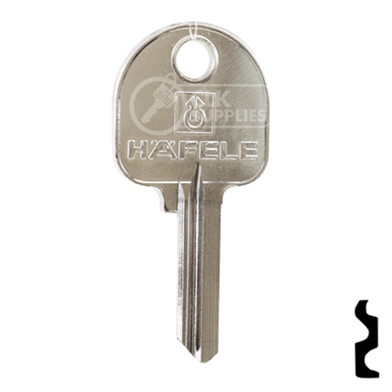 Uncut Key Blank | Hafele | BD143