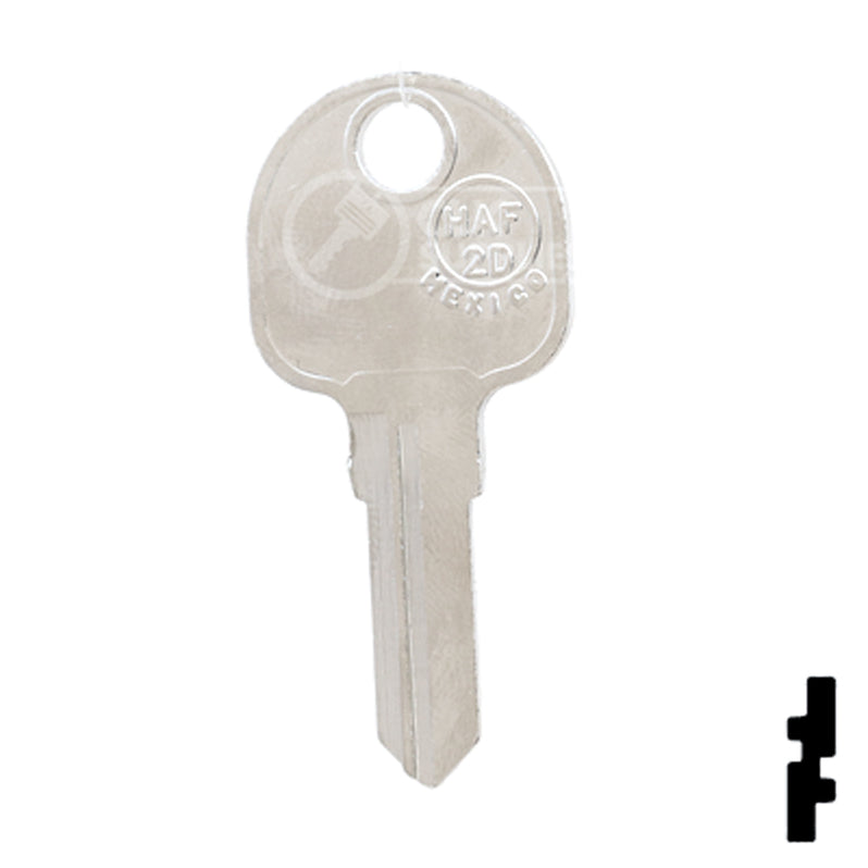 Uncut Key Blank | Hafele | HAF-2D
