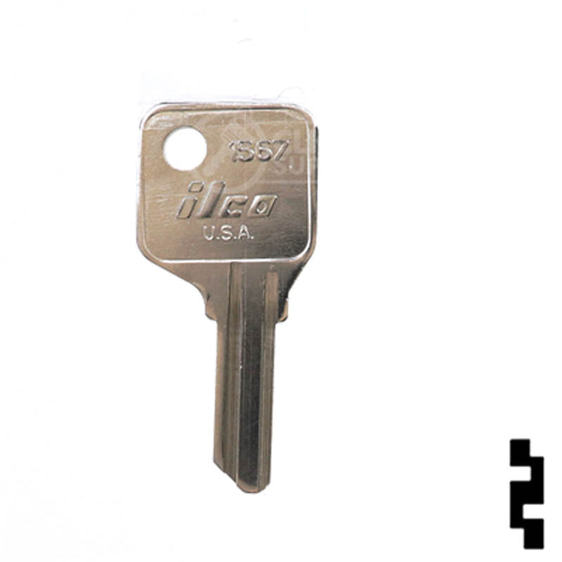 Padlock Key Blanks | Uncut Key Blank | Kryptonite | 1567 by Ilco | CLK ...