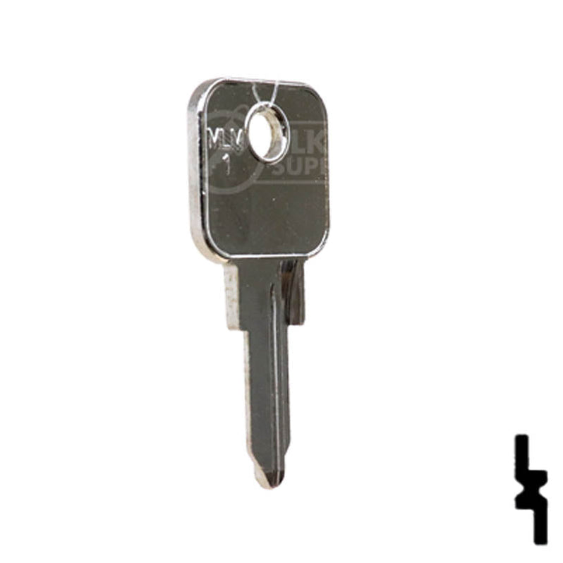 Uncut Key Blank | Miwa | MLM1