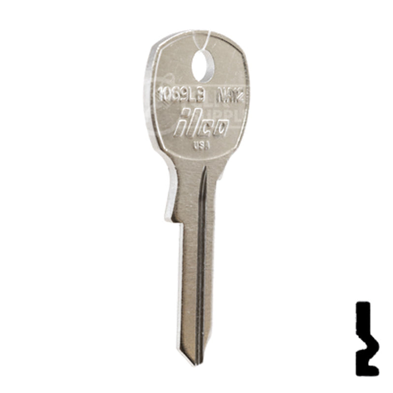 Uncut Key Blank | National | 1069LB, NA12
