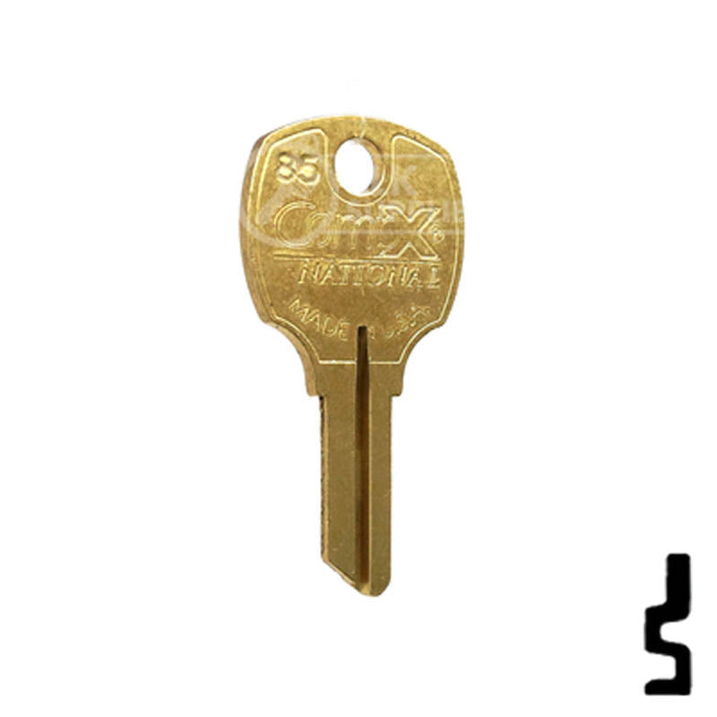Uncut Key Blank | National | D8785