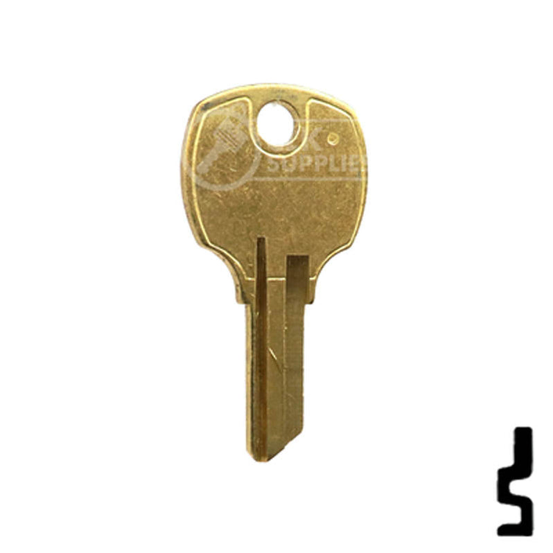Uncut Key Blank | National | D8785