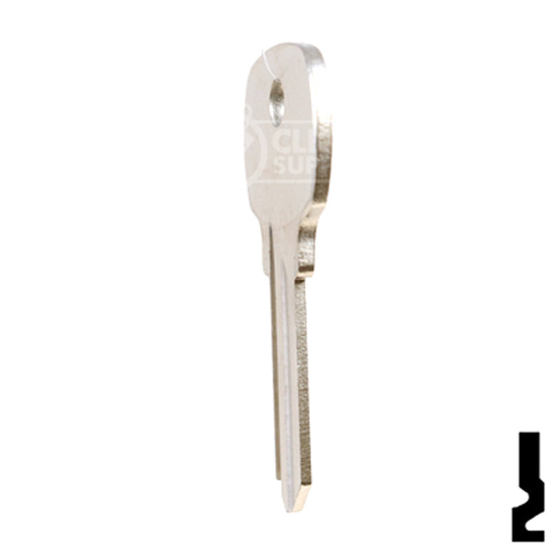 Uncut Key Blank | National Lock | R1064D, NA6