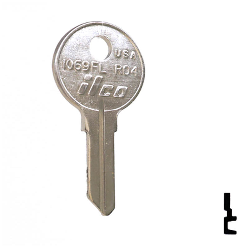 Uncut Key Blank | National | RO4, 1069FL