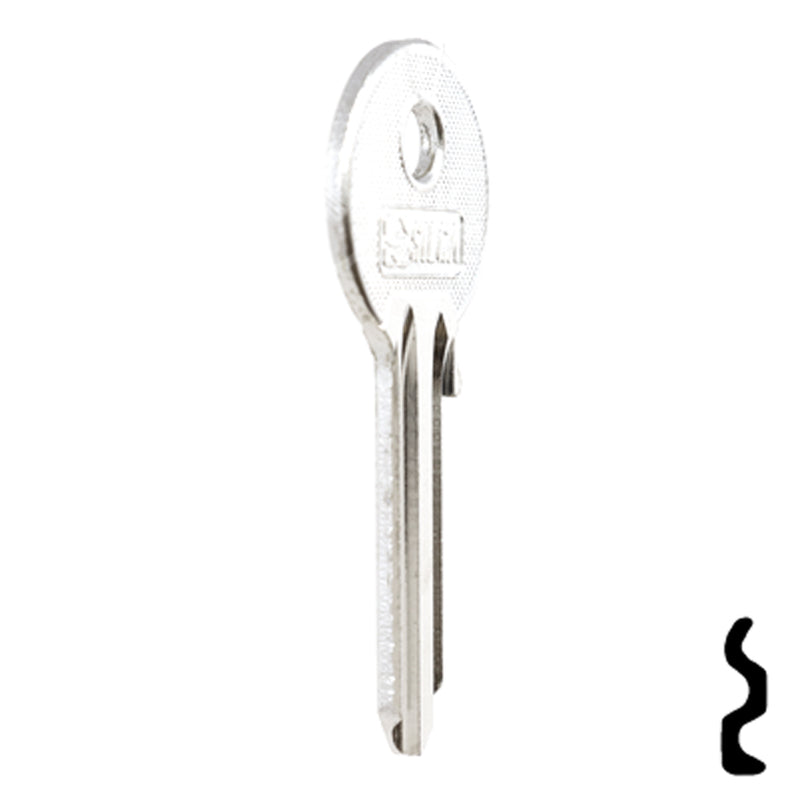 Uncut Key Blank | Universal | UL050-SI