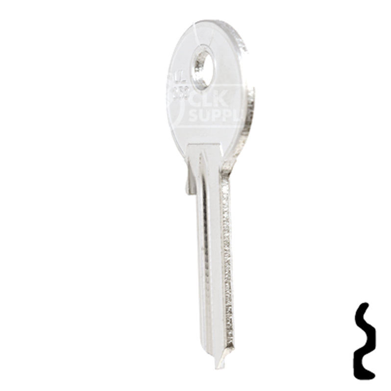 Uncut Key Blank | Universal | UL050-SI