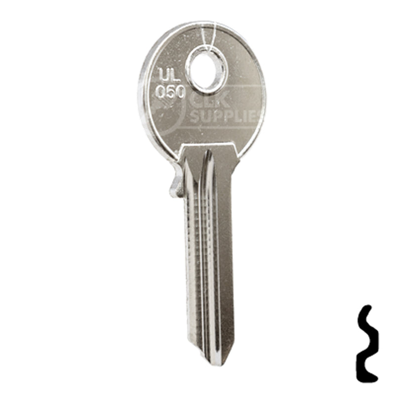 Uncut Key Blank | Universal | UL050-SI