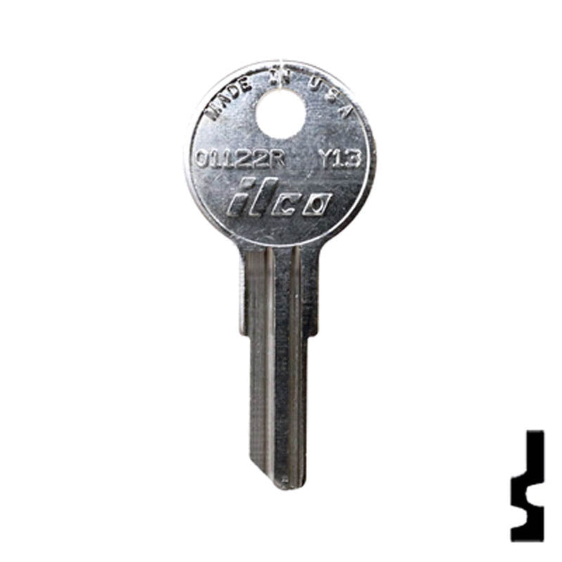 Uncut Key Blank | Yale | 01122R, Y13