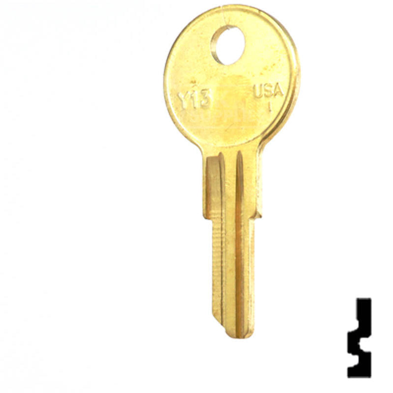Uncut Key Blank | Yale | Y13, O1122R