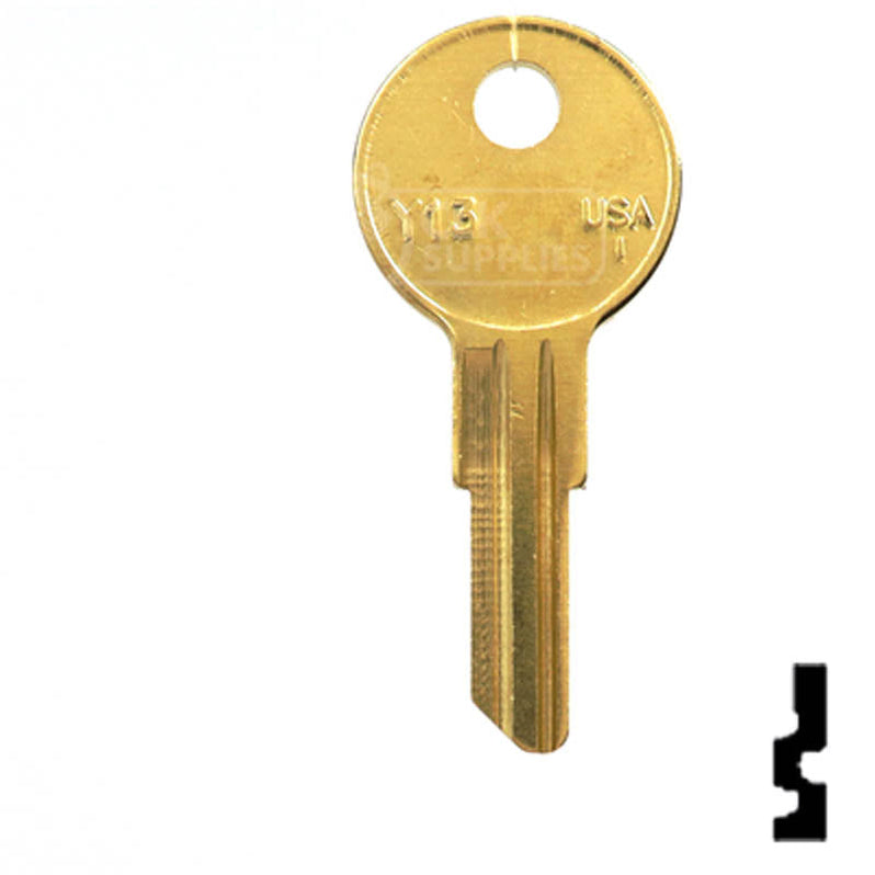 Uncut Key Blank | Yale | Y13, O1122R
