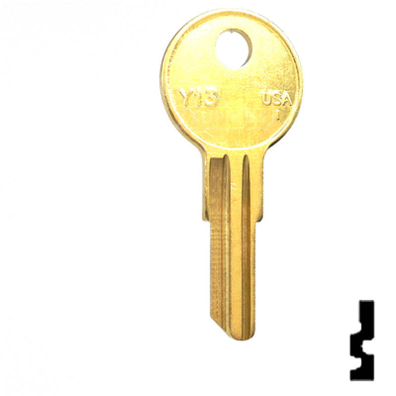 Uncut Key Blank | Yale | Y13, O1122R