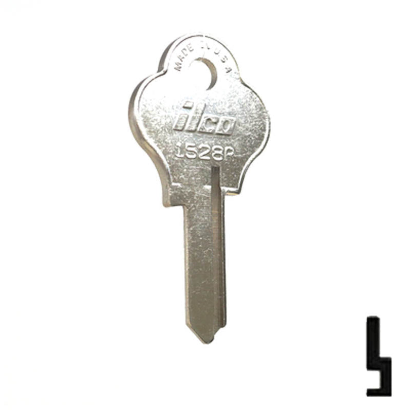 Padlock Key Blanks | Uncut Key Blank | Pado | 1528R by Ilco | CLK Supplies