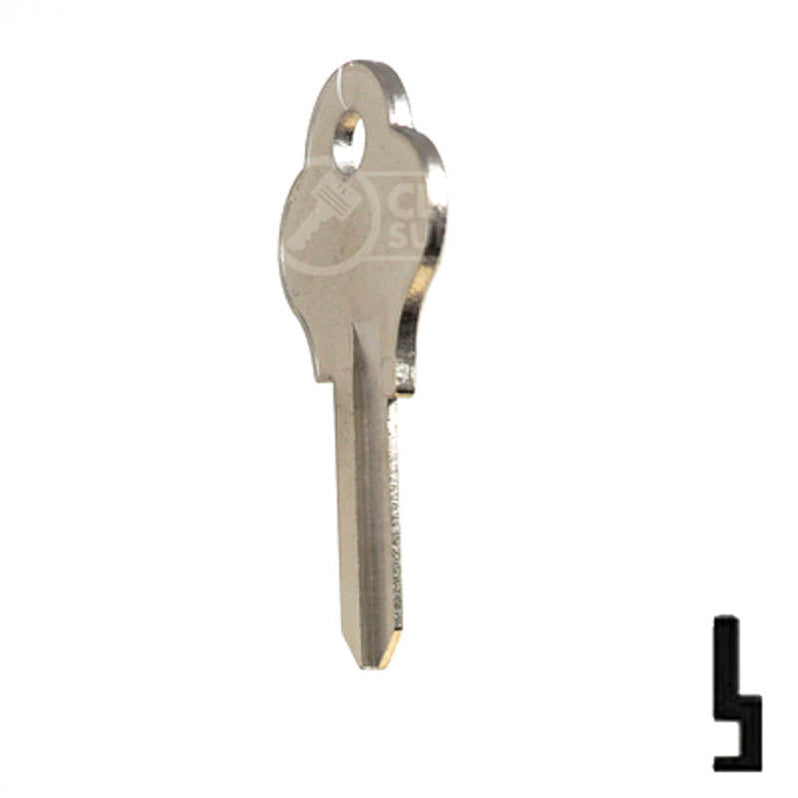 Padlock Key Blanks | Uncut Key Blank | Pado | 1528R by Ilco | CLK Supplies