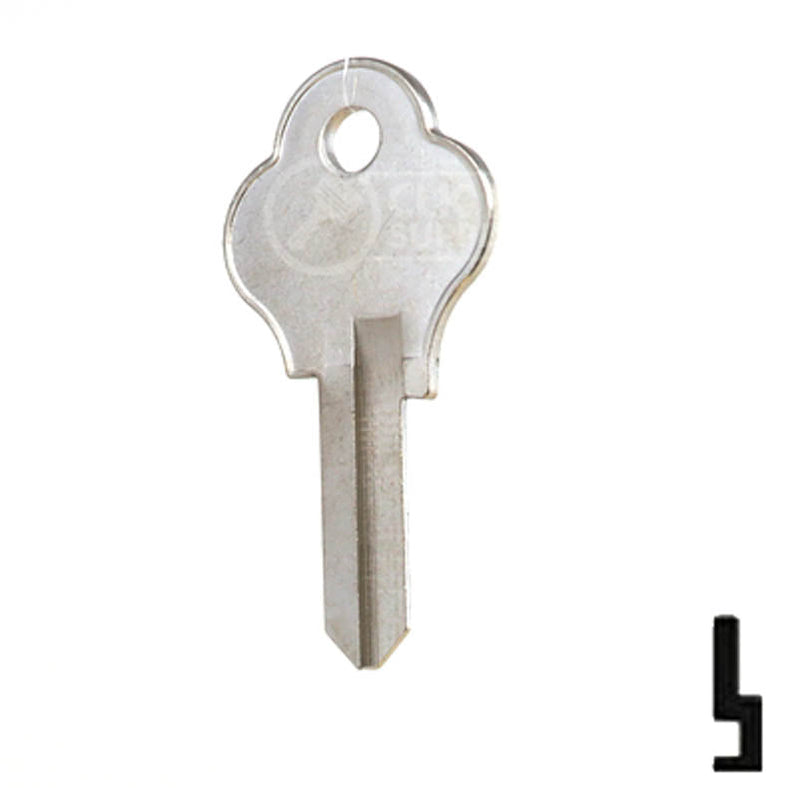 Padlock Key Blanks | Uncut Key Blank | Pado | 1528R by Ilco | CLK Supplies