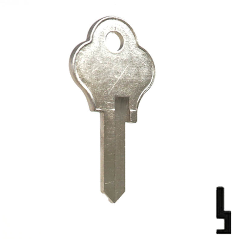 Padlock Key Blanks | Uncut Key Blank | Pado | 1528R by Ilco | CLK Supplies