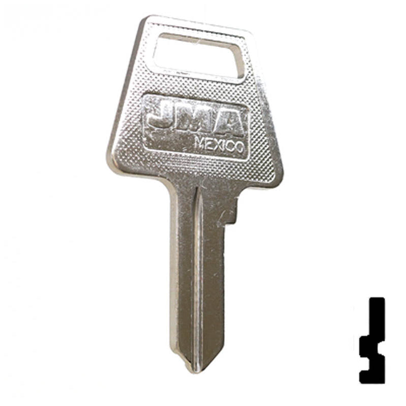Uncut Key Blank | American Padlock | AM3, 1045