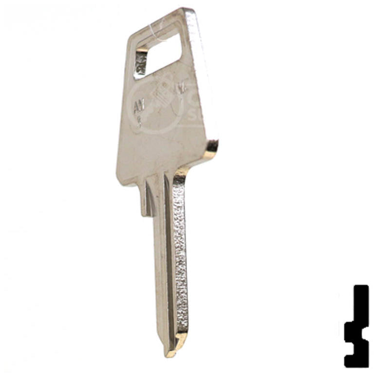 Uncut Key Blank | American Padlock | AM3, 1045