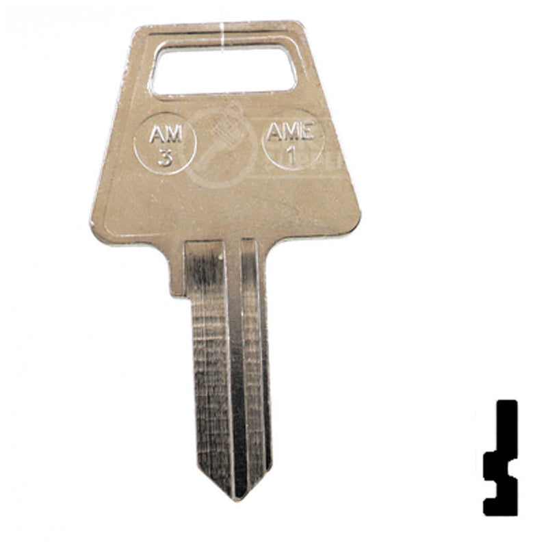 Padlock Key Blanks | Uncut Key Blank | American Padlock | AM3, 1045 by ...
