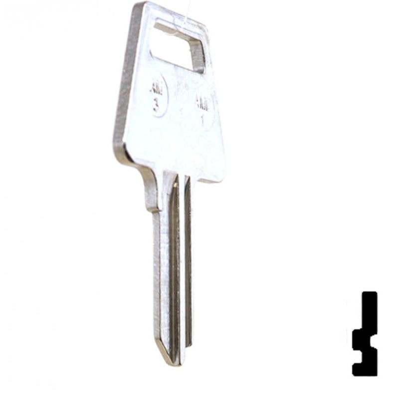 Padlock Key Blanks | Uncut Key Blank | American Padlock | AM3, 1045 by ...
