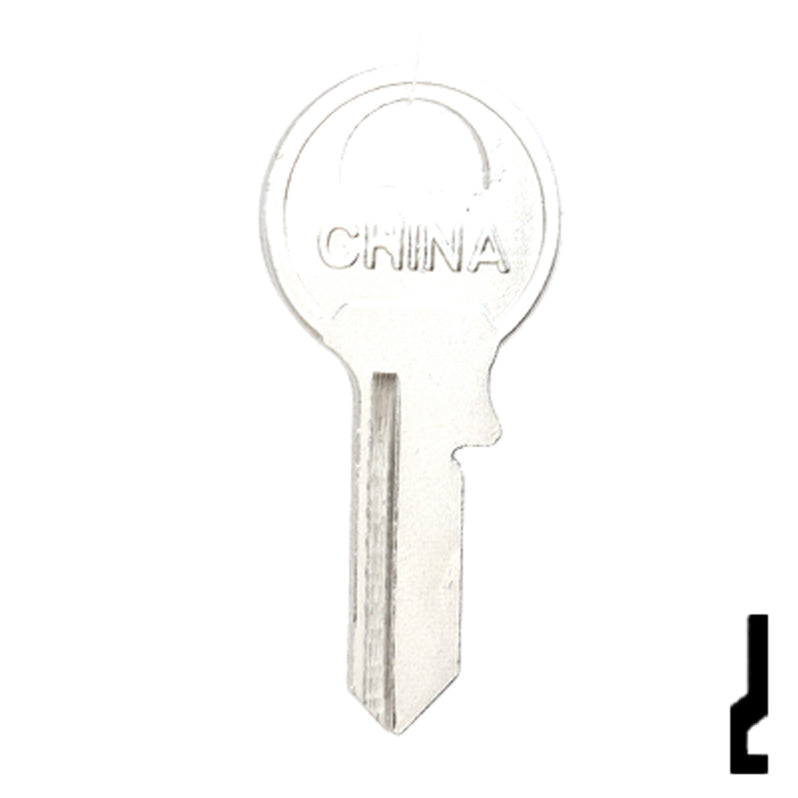 China Padlock Uncut Key Blank | M1R (CHINA-M1)
