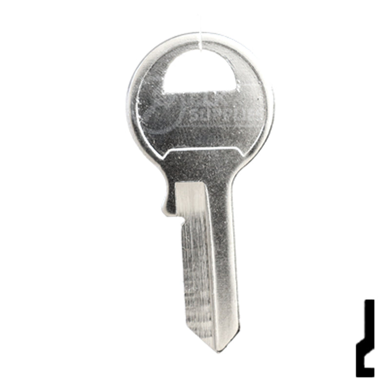 China Padlock Uncut Key Blank | M1R (CHINA-M1)