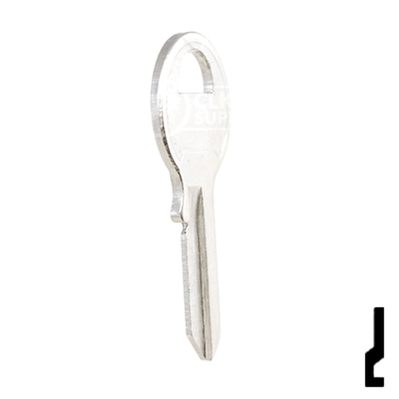 China Padlock Uncut Key Blank | M1R (CHINA-M1)