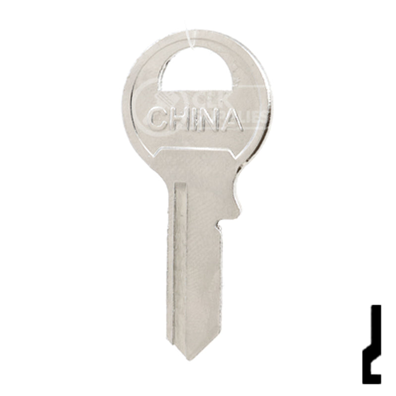 China Padlock Uncut Key Blank | M1R (CHINA-M1)