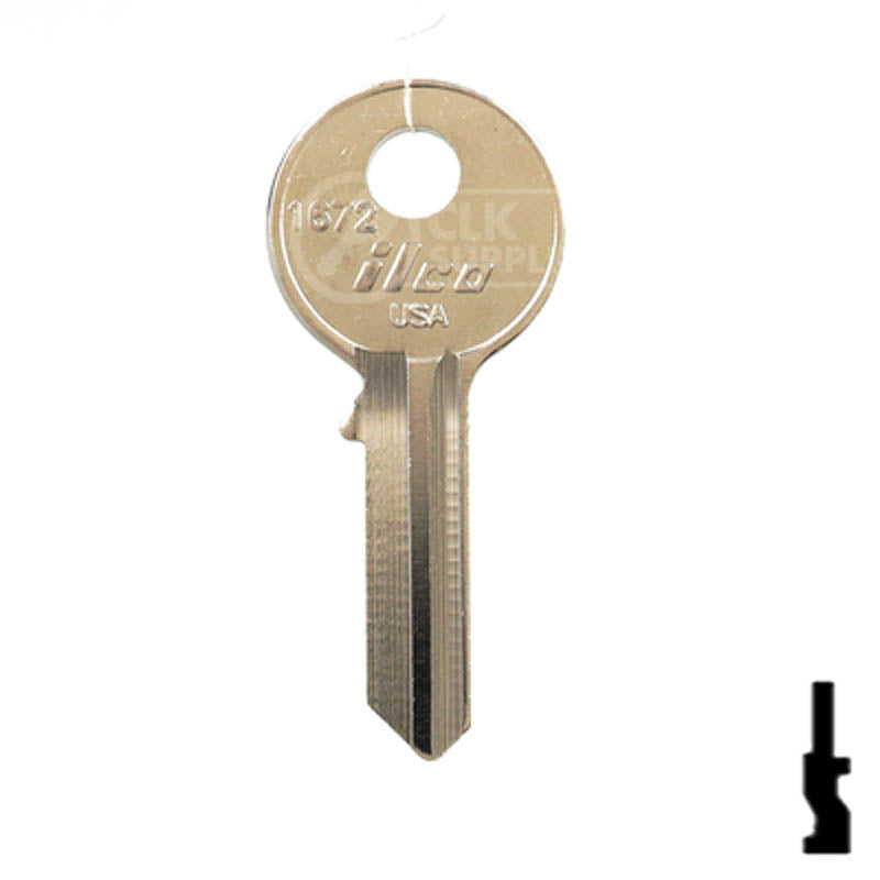 Padlock Key Blanks | Uncut Key Blank | Guard Security | 1672 by Ilco ...