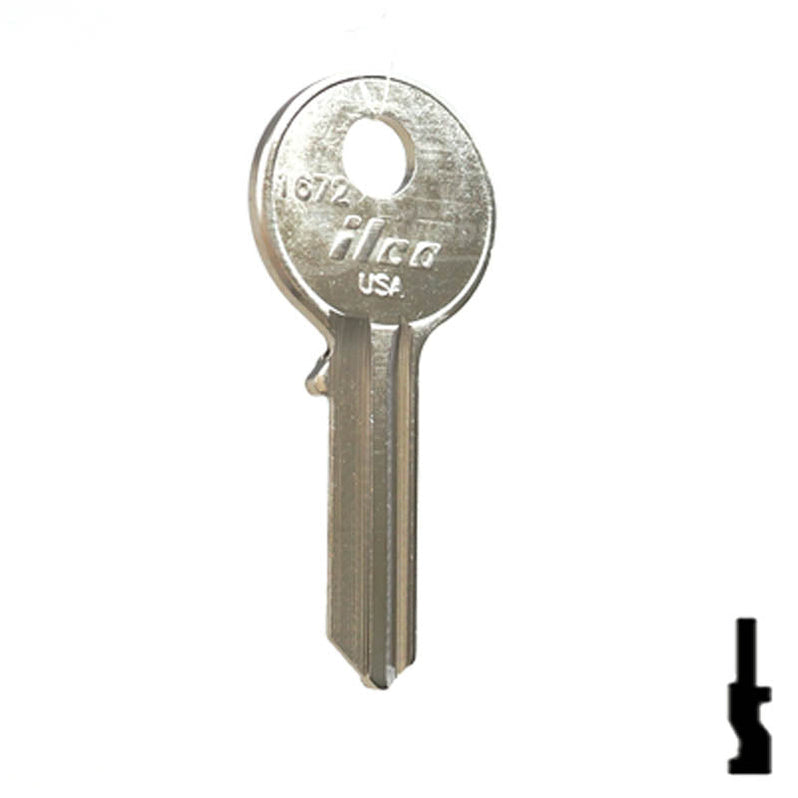 Padlock Key Blanks | Uncut Key Blank | Guard Security | 1672 by Ilco ...