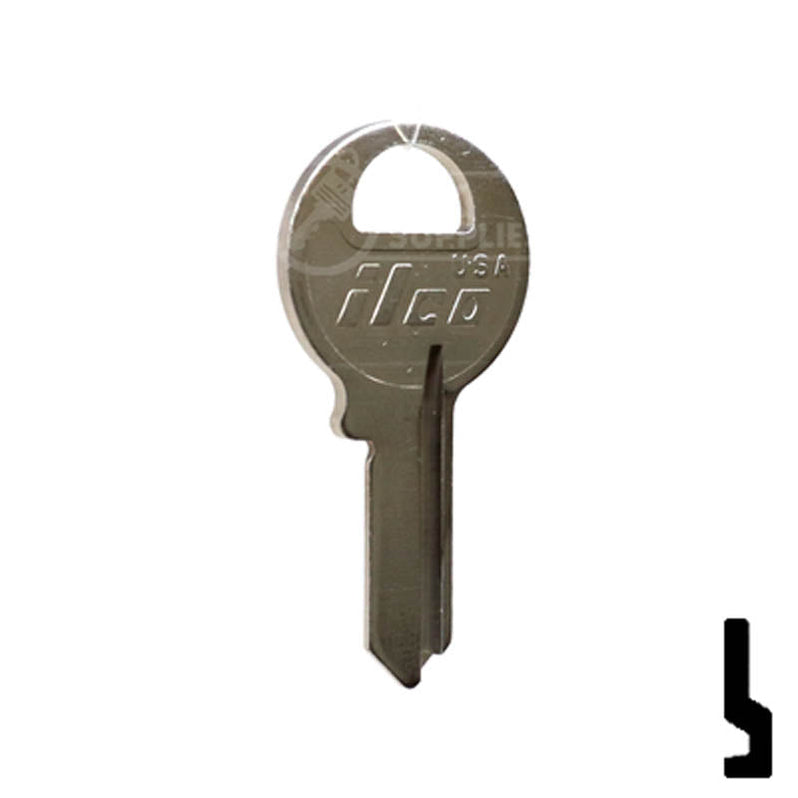 Uncut Key Blank | Imported Padlock, Master Padlock, EZ-Set | EZ4, M1