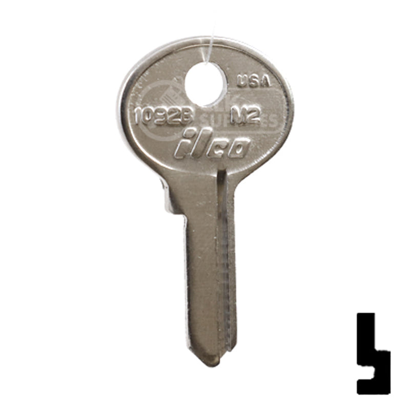 Uncut Key Blank | Master Padlock | 1092B, M2