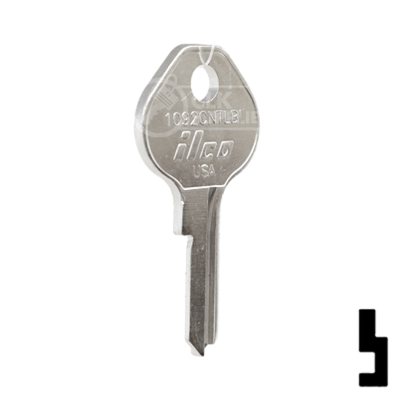 Uncut Key Blank | Master Padlock | 1092CNTLBI