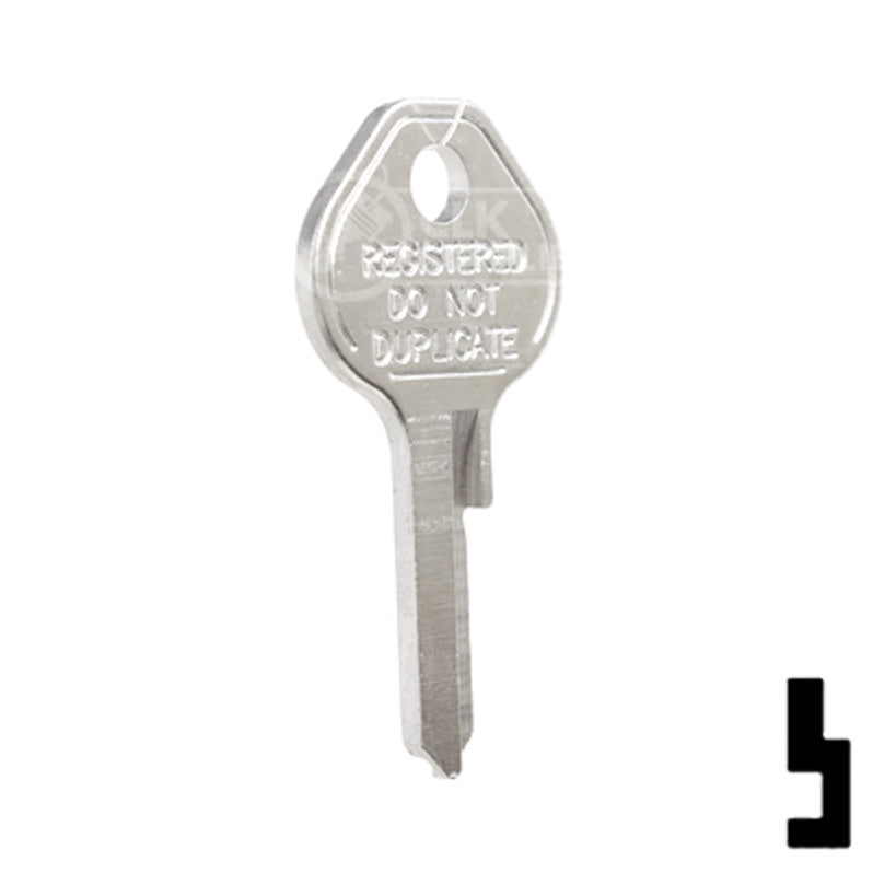 Uncut Key Blank | Master Padlock | 1092CNTLBI