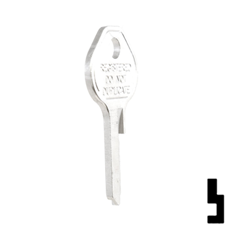 Uncut Key Blank | Master Padlock | 1092CNTLBI