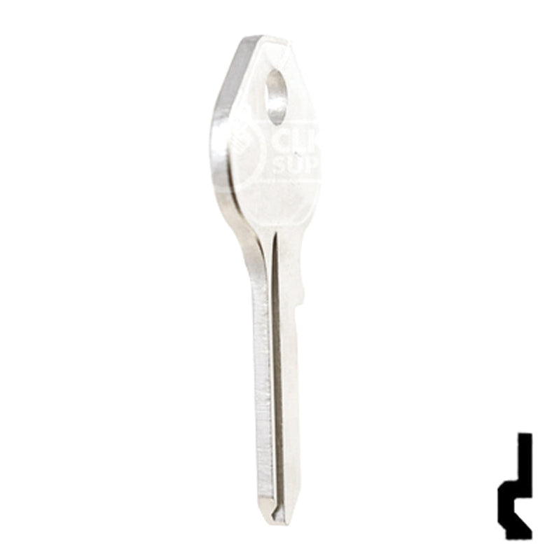 Uncut Key Blank | Master Padlock | 1092H, M11