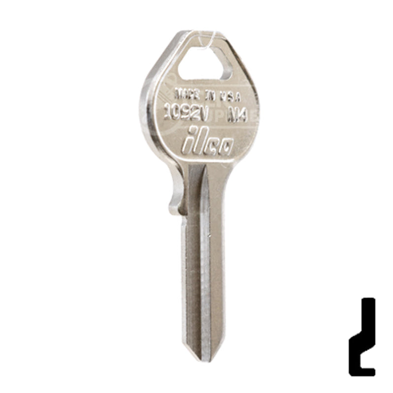 Uncut Key Blank | Master Padlock | 1092V, M4