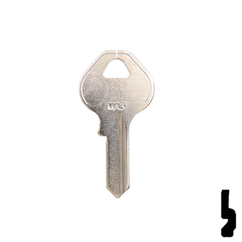 Padlock Key Blanks | Uncut Key Blank | Master Padlock | MA3 by Ilco ...