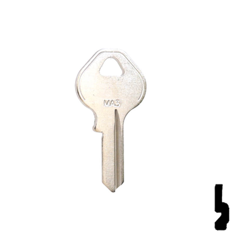 Padlock Key Blanks | Uncut Key Blank | Master Padlock | MA3 by Ilco ...