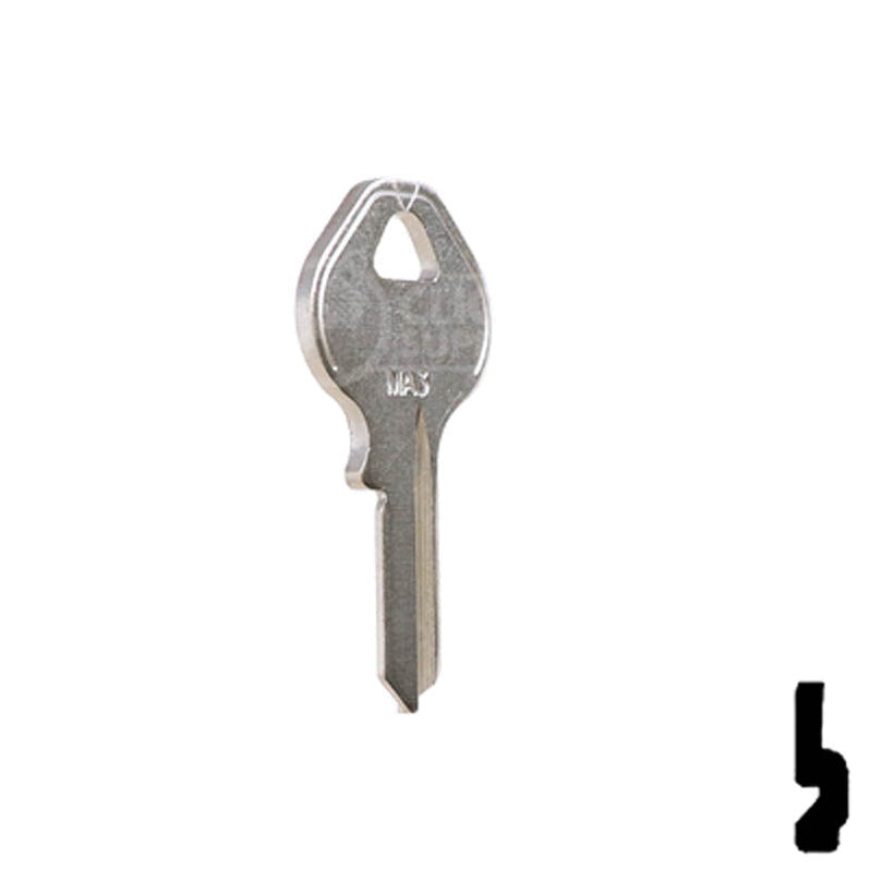 Padlock Key Blanks | Uncut Key Blank | Master Padlock | MA3 by Ilco ...