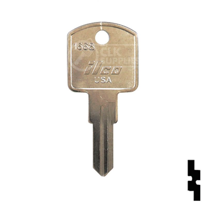 Uncut Key Blank | Richelieu, Husky, Kobalt Toolbox | 1668