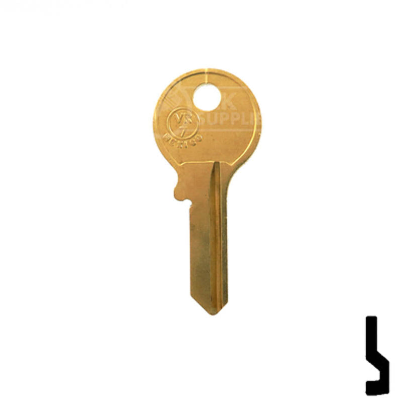 Padlock Key Blanks | Uncut Key Blank | Viro | VR7, VR91AR by JMA USA ...