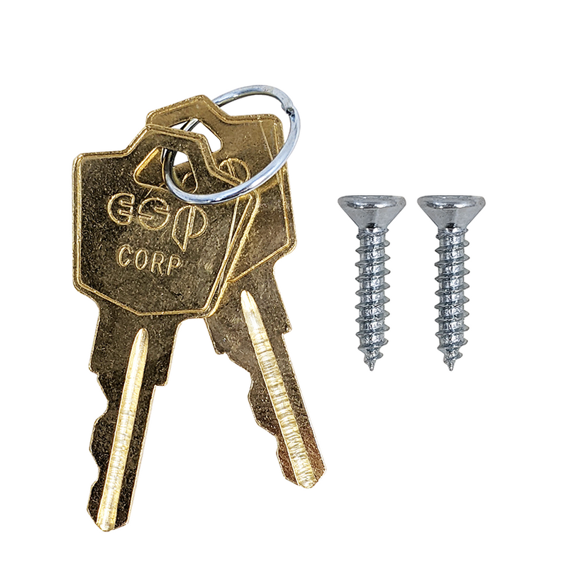 Flush Mount Plunger Lock Keyed Alike (ES201)