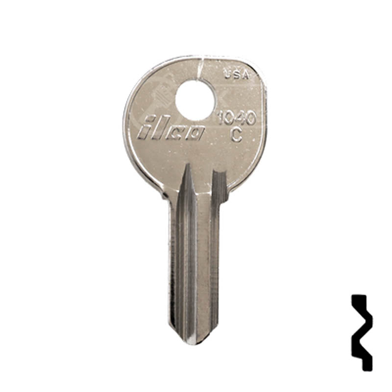 Commercial Key Blanks | Uncut Key Blank | Clum, Mariner Boat | 1040C by ...